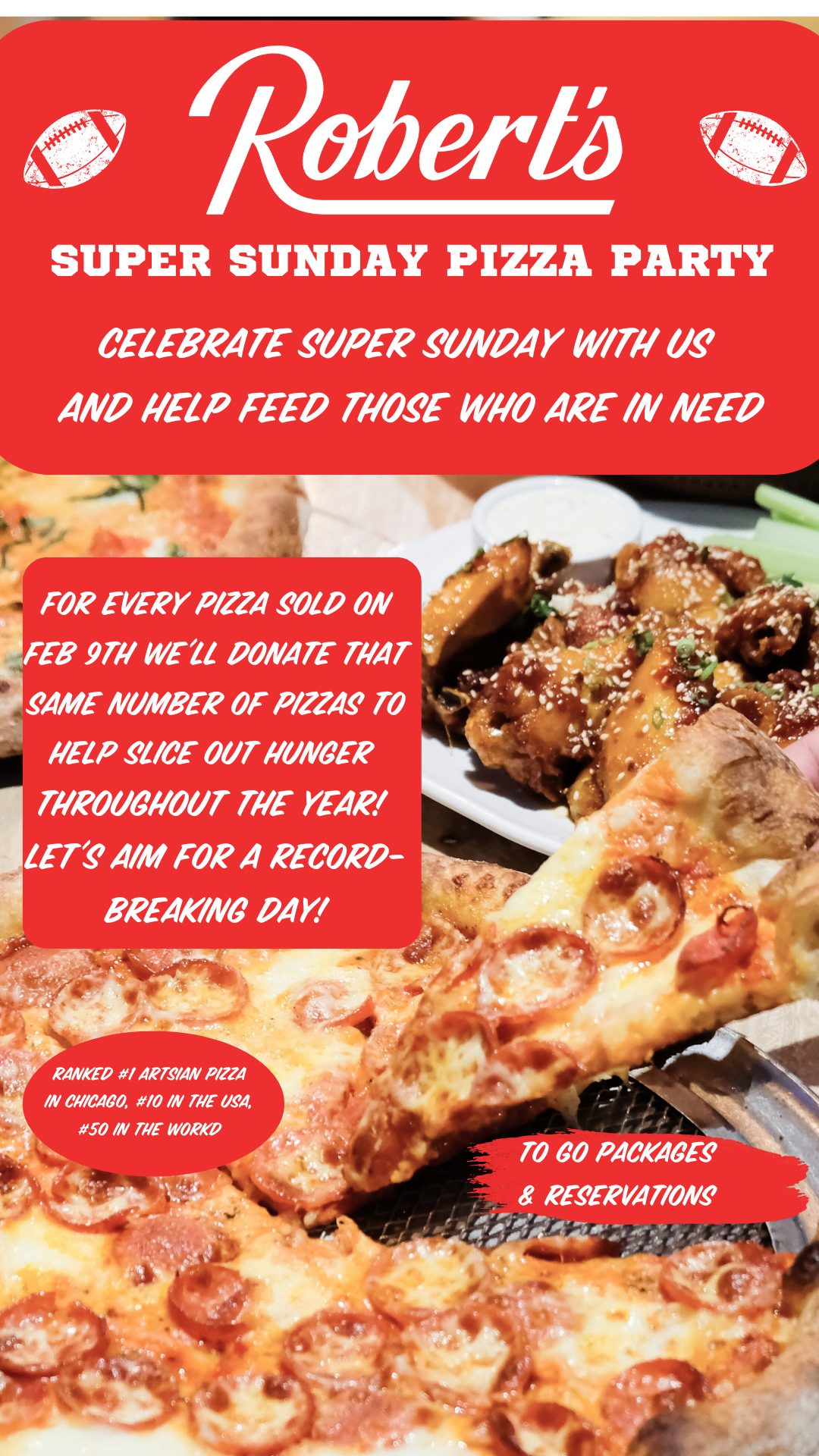 Reserve Your Table at Robert's Pizza - Chicago's Best Artisan Pizza